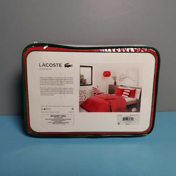 Lacoste | Bedding | Lacoste King Duvet Set | Poshmark